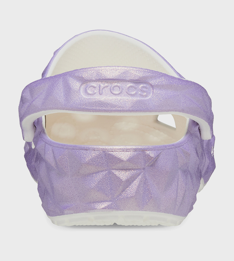 Buy Crocs Classic Iridescent Geo Clog In Purple | 6thStreet Qatar