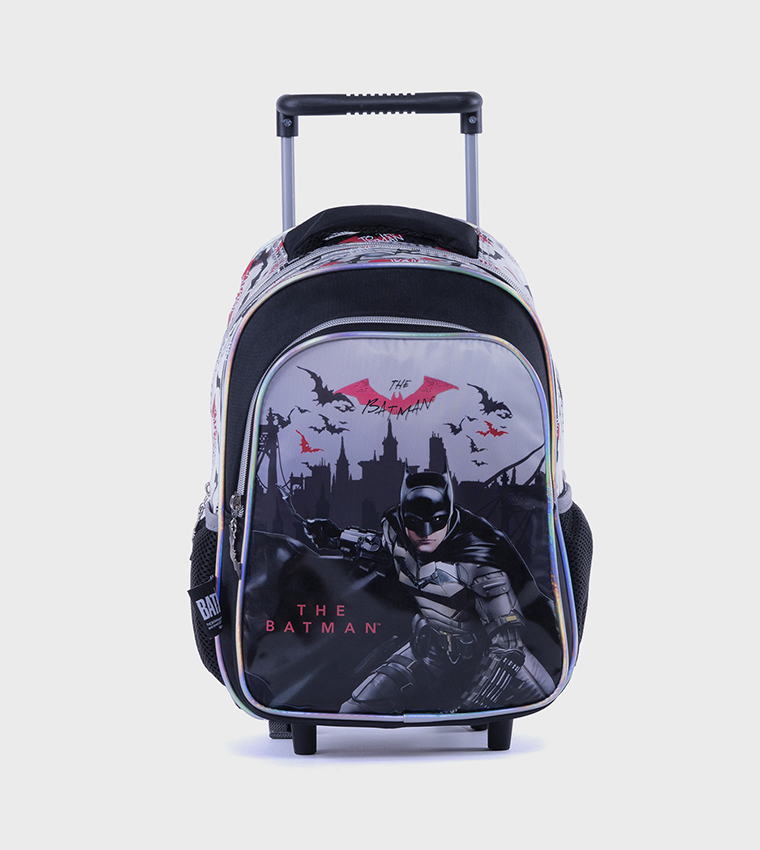 Buy RAINBOW MAX Batman 13 Inches Trolley Backpack In Black | 6thStreet ...
