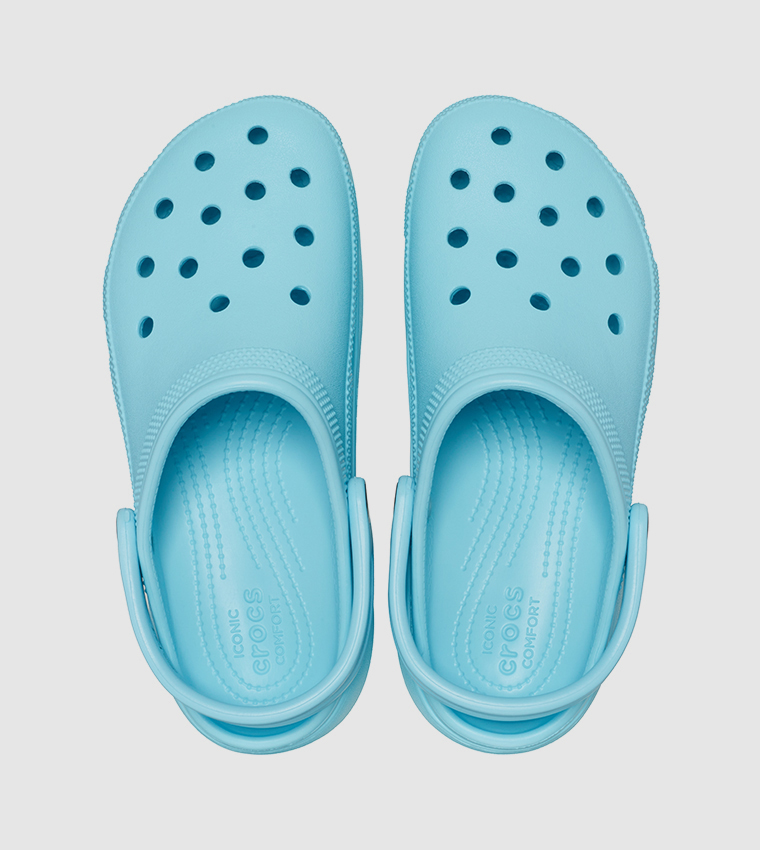 Buy Crocs Classic Platform Clog In Blue | 6thStreet Qatar
