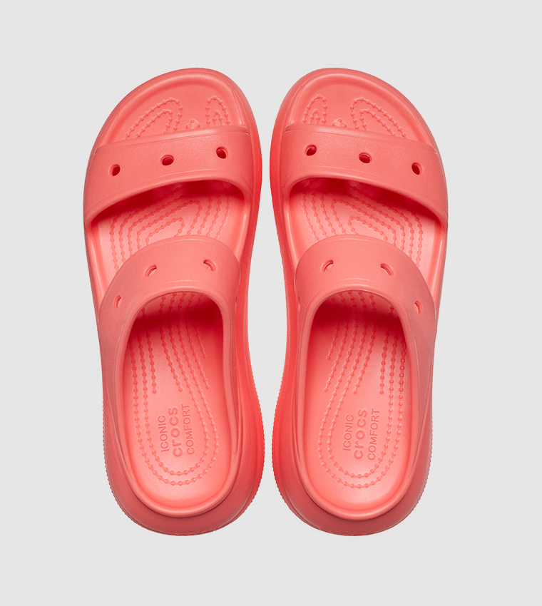 Buy Crocs Crush Sandal In Orange | 6thStreet UAE