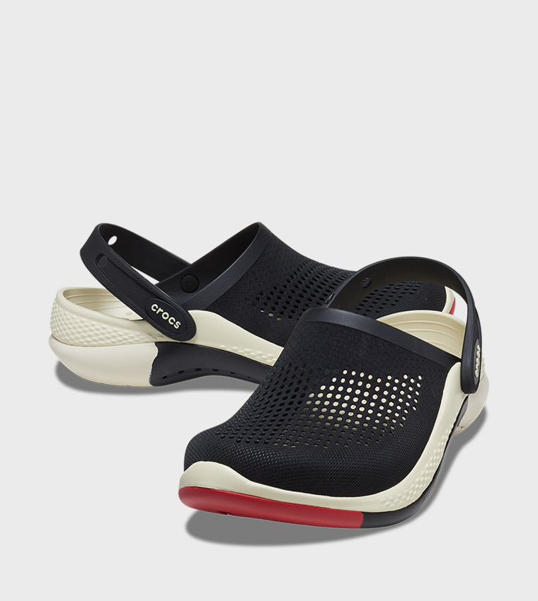 Buy Crocs LiteRide™ 360 Ombre Marbled Clog In Black | 6thStreet UAE