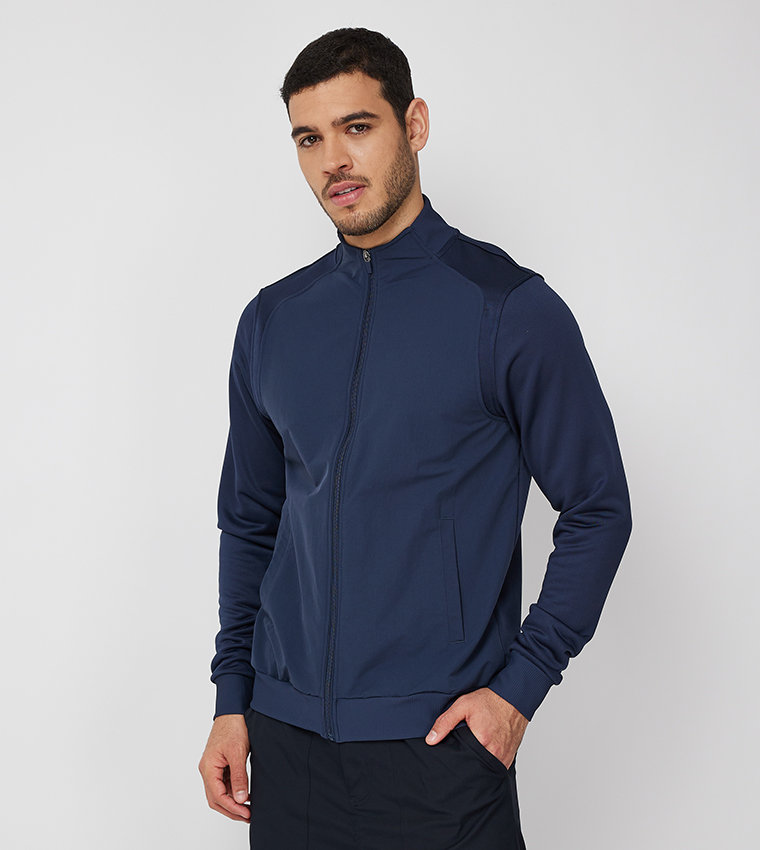Buy SQUATWOLF Zip Through Utility Track Jacket In Blue | 6thStreet UAE