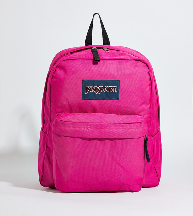 Buy Jansport Logo Detail Backpack In Pink | 6thStreet UAE