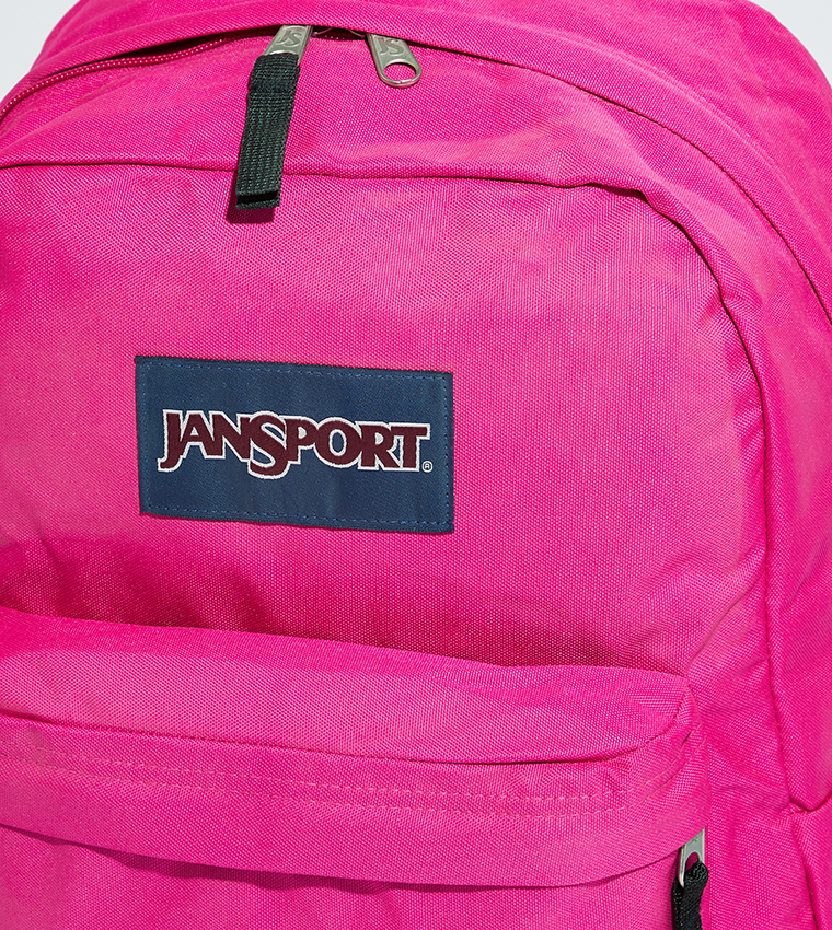 Buy Jansport Logo Detail Backpack In Pink | 6thStreet UAE