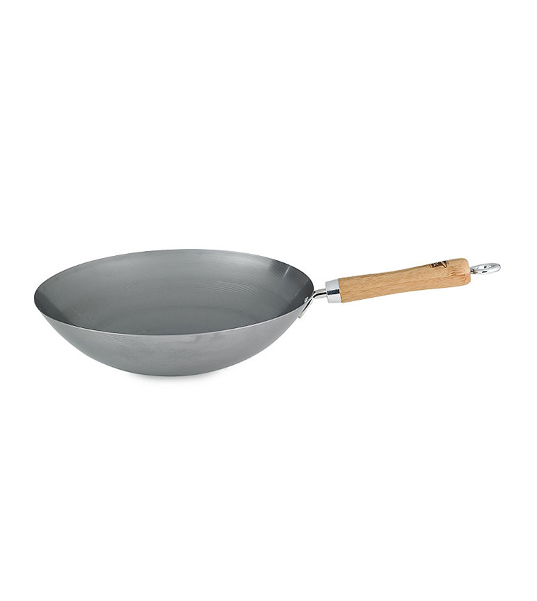 Buy Lakeland 13 Inches Carbon Steel Round Bottom Wok In Multiple Colors ...