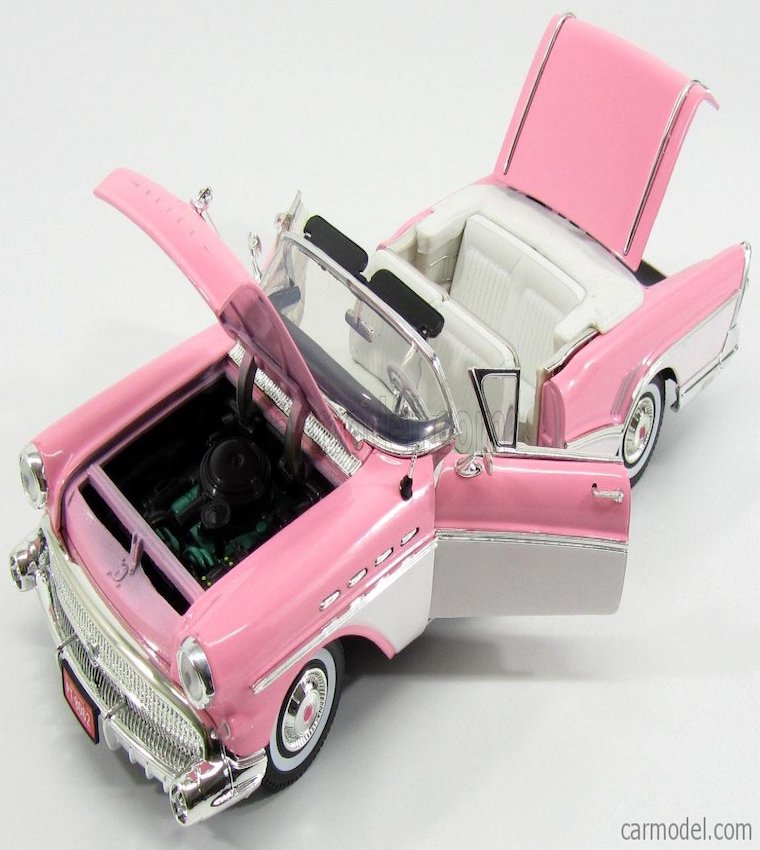 Buy Motormax Motormax: 1:18 1957 Buick Roadmaster Pink In Multiple ...