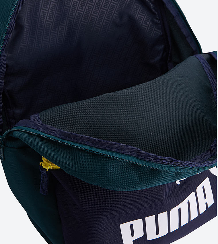 Buy Puma Front Zip Pocket Phase Backpack Green In Green | 6thStreet UAE