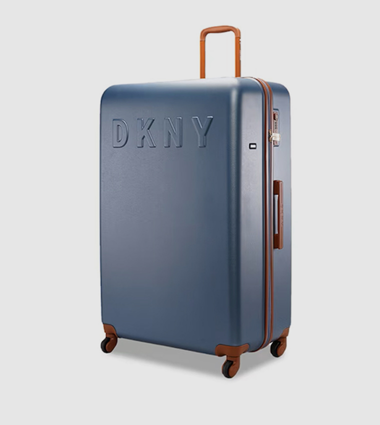 Buy Dkny PROMO INTL PM1 Hard Shell Spinner Trolley Bag Medium In Blue ...