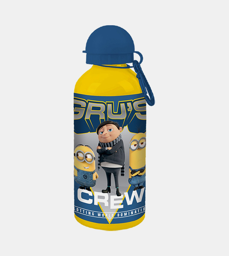 Buy RAINBOW MAX Minions Aluminum Water Bottle, 600ml In Multiple Colors ...