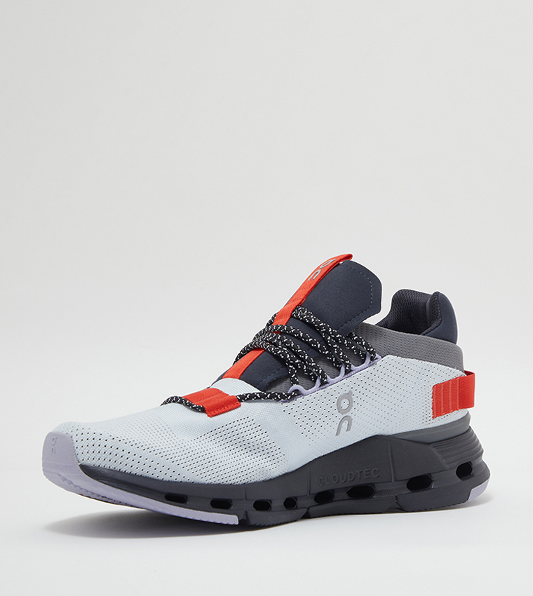 Buy ON Cloudnova Round Toe Lace Up Shoes In Blue | 6thStreet Saudi Arabia