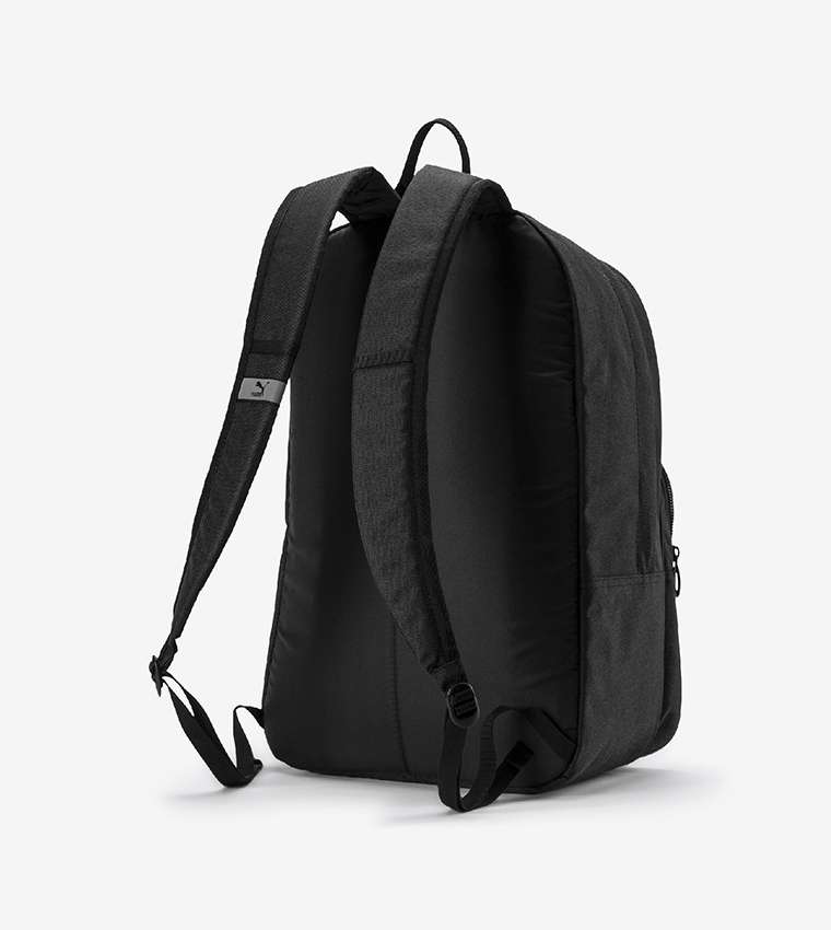 Buy Puma Logo Printed Multiple Pockets Backpack Black In Black ...
