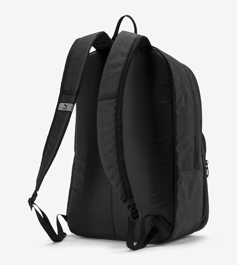Buy Puma Logo Printed Multiple Pockets Backpack Black In Black ...