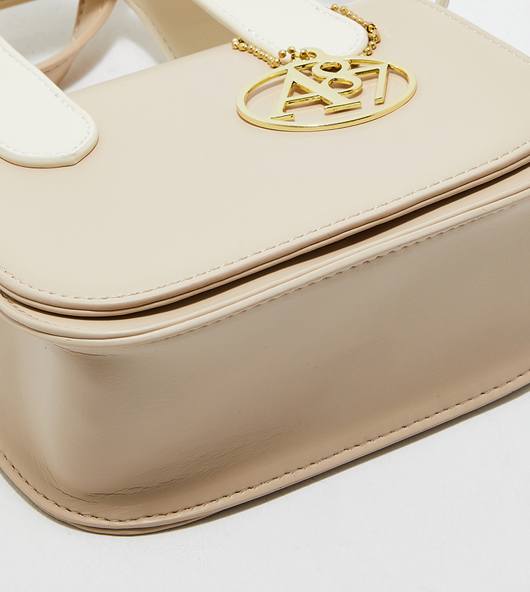 Buy Aeropostale Aero Solid Mini Bag In Beige | 6thStreet UAE