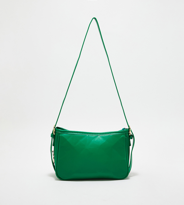 Buy Aeropostale Aero Solid Shoulder Bag In Green | 6thStreet UAE
