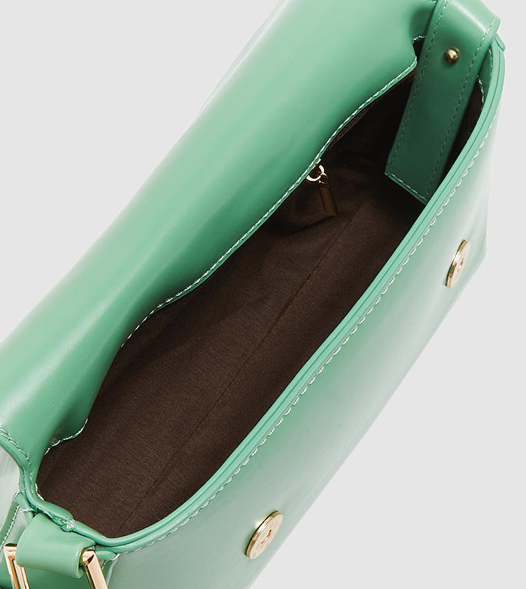 Buy Aeropostale Aero Girls Solid Shoulder Bag In Green | 6thStreet UAE