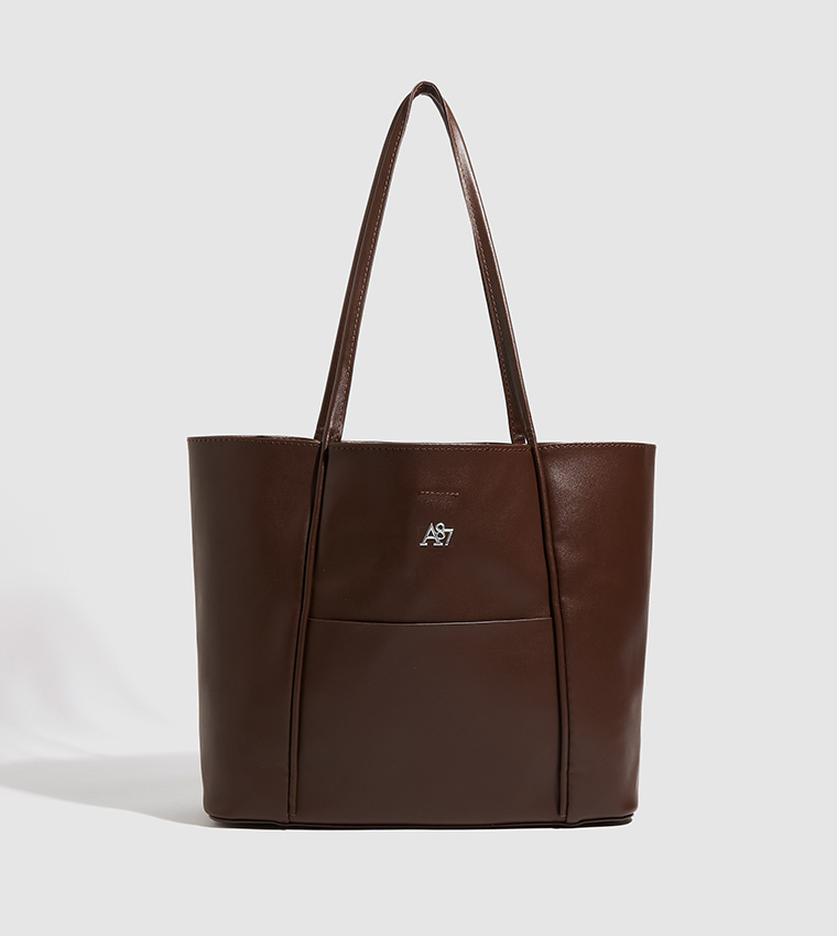 Buy Aeropostale Aero Girls Snap Button Shoulder Bag Set In Brown | 6thStreet UAE