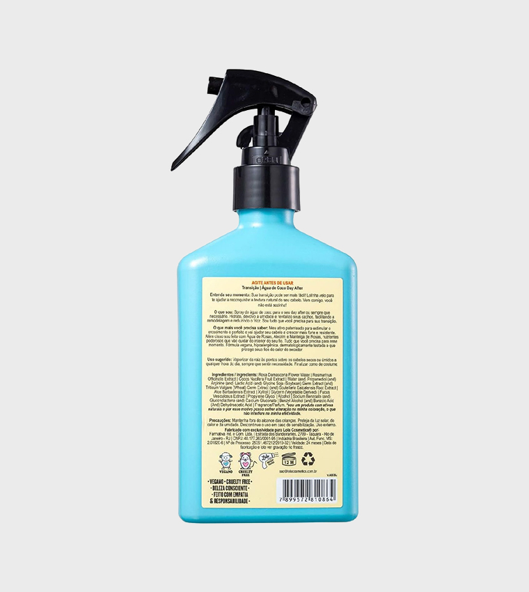 Buy Lola Cosmetics Transicao Coconut Water Spray, 250 Ml In Multiple ...