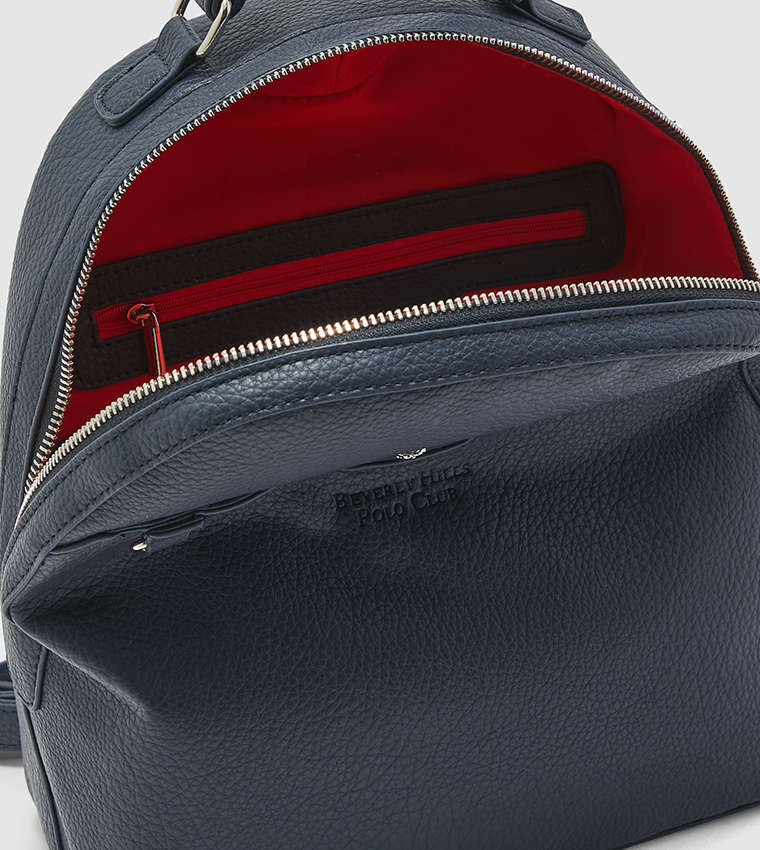 Buy Beverly Hills Polo Club Backpack Blue In Blue | 6thStreet Qatar