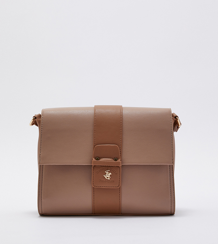 Buy Beverly Hills Polo Club Cross Body Beige In Beige | 6thStreet Bahrain
