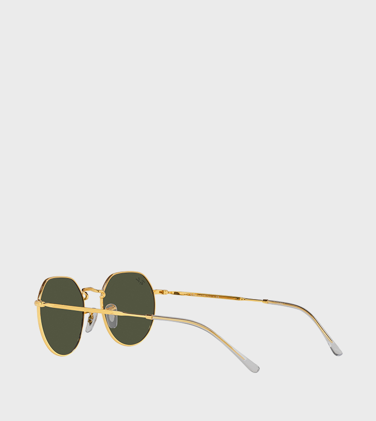 Buy Ray Ban JACK Metal Frame Hexagonal Sunglasses In Gold | 6thStreet Qatar