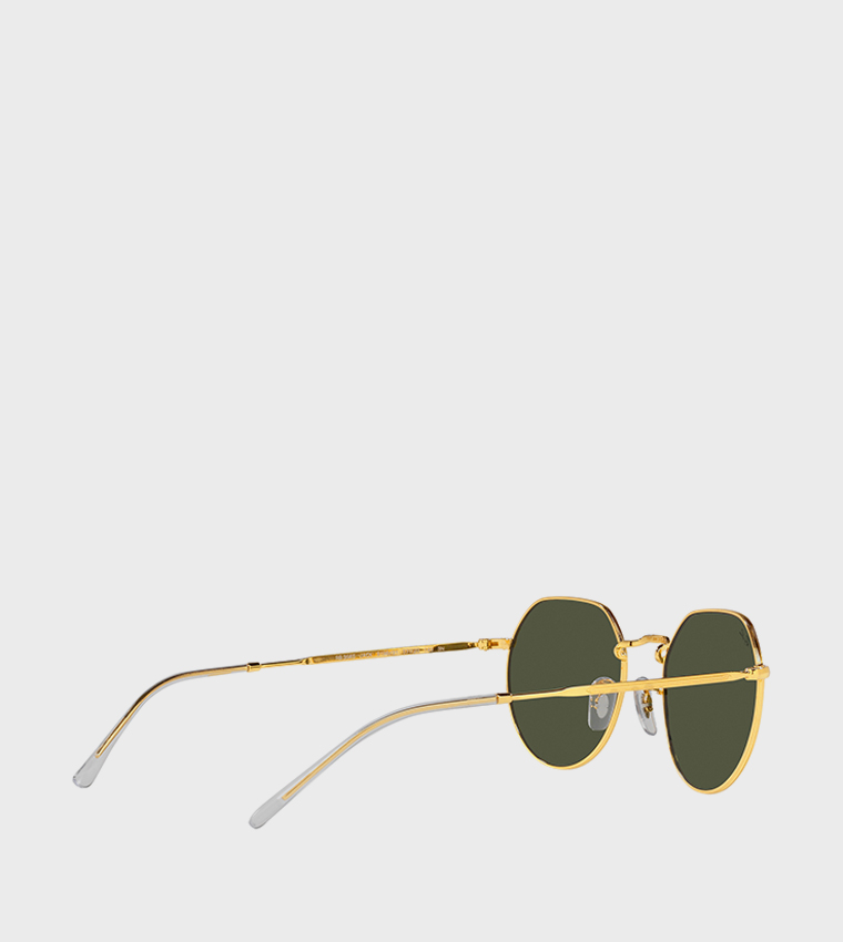 Buy Ray Ban JACK Metal Frame Hexagonal Sunglasses In Gold | 6thStreet Qatar