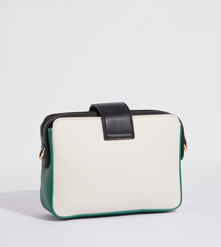 Buy Beverly Hills Polo Club Color Block Logo Detail Crossbody Bag In ...