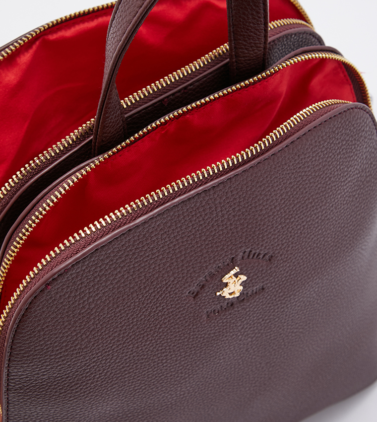Buy Beverly Hills Polo Club Backpack Red In Red | 6thStreet Qatar