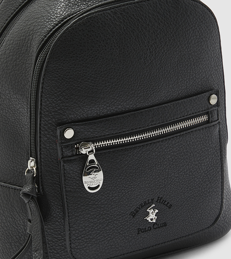 Buy Beverly Hills Polo Club Backpack Black In Black | 6thStreet UAE