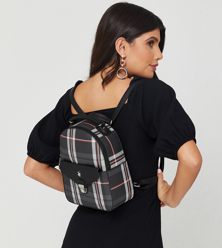 Buy Beverly Hills Polo Club Backpack Black In Black | 6thStreet UAE