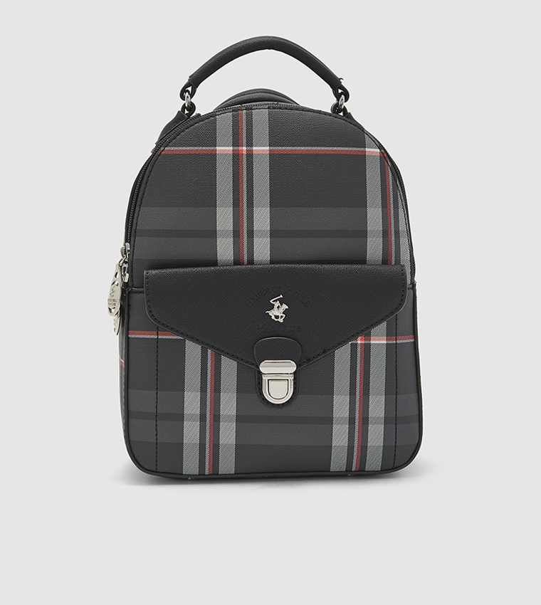 Buy Beverly Hills Polo Club Backpack Black In Black | 6thStreet Qatar