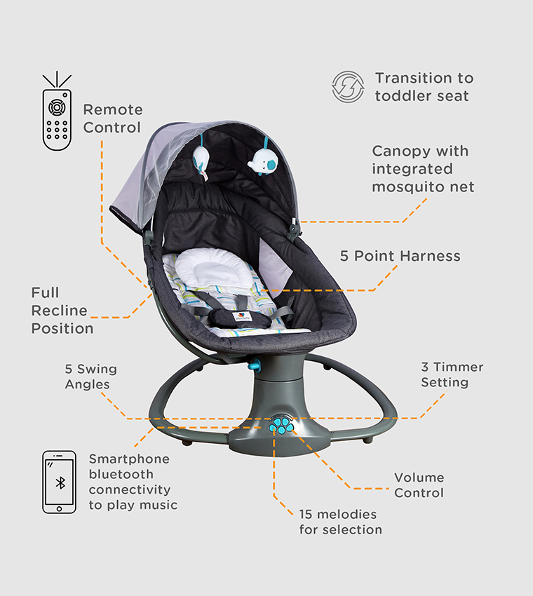 Buy MASTELLA Mastella 3 In 1 Swing In Multiple Colors | 6thStreet UAE