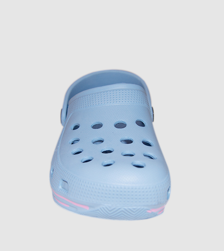 Buy SOK Casual Perforated Clogs In Blue | 6thStreet Saudi Arabia