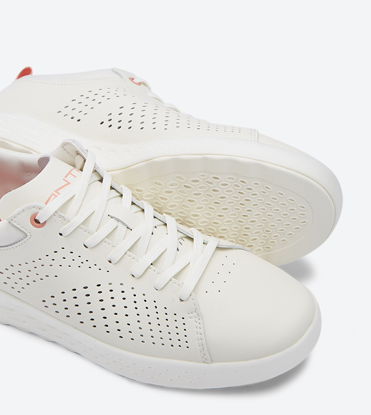 Buy Anta Mesh Details Round Toe X Game Shoes White In White | 6thStreet ...