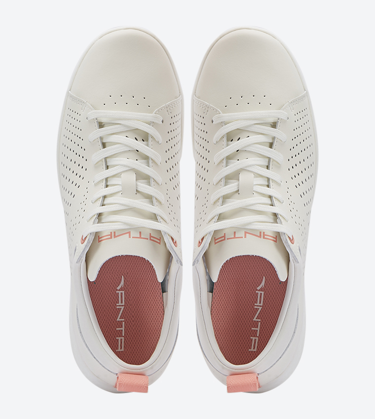 Buy Anta Mesh Details Round Toe X Game Shoes White In White | 6thStreet ...