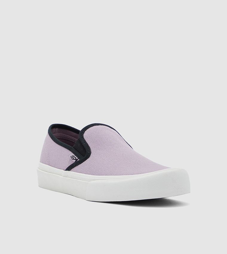 Buy Straye Lenox Vulcanized Shoe Lavender Black Cream In Purple ...