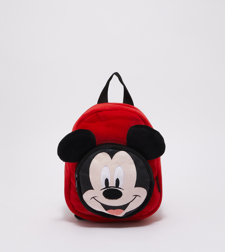 Buy Mickey Kindergarte Character Teddy Mickey Backpack In Red ...