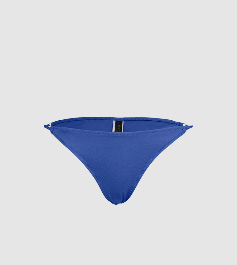 Buy Trendyol Solid Bikini Bottom In Royal Blue | 6thStreet Bahrain