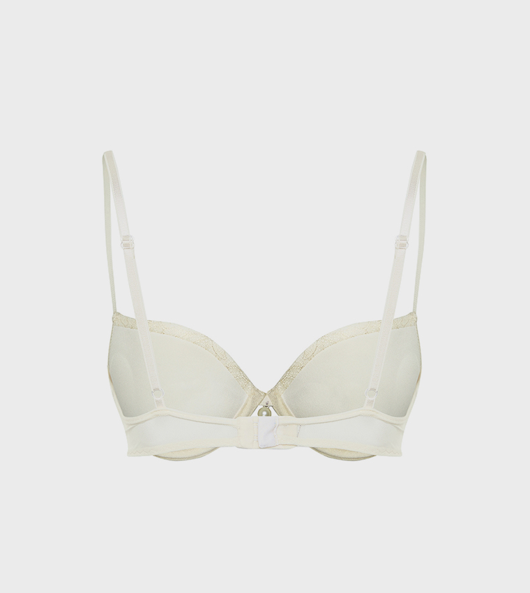 Buy Trendyol Lace Detailed Covered Bra In White 6thstreet Qatar