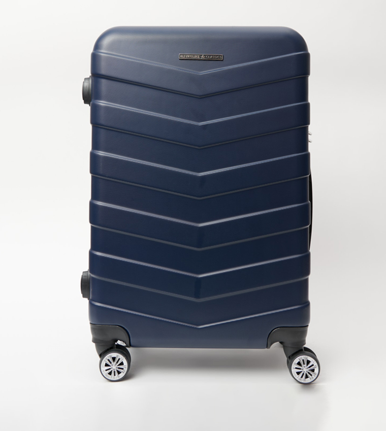 Buy ALTINYILDIZ CLASSICS Hard Shell Trolley Medium In NAVY BLUE ...