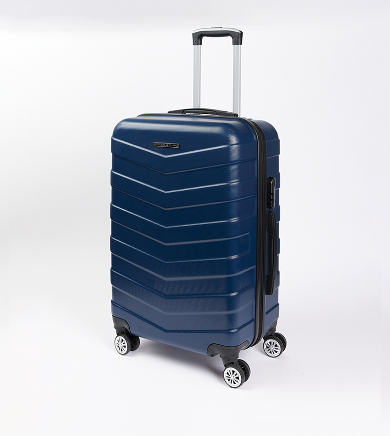 Buy ALTINYILDIZ CLASSICS Hard Shell Trolley Medium In NAVY BLUE ...