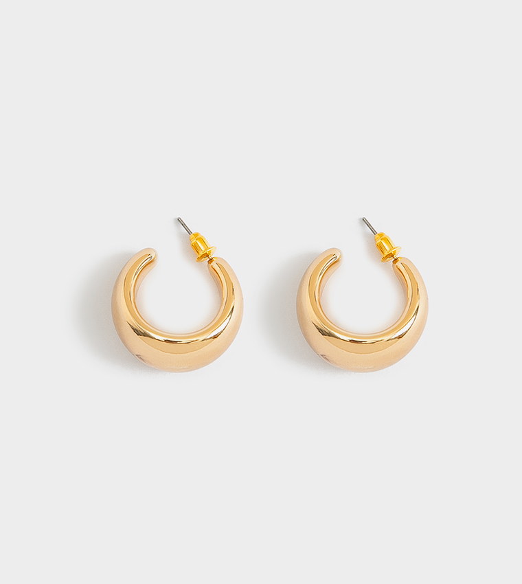 Buy Koton Hoop Earrings In Yellow | 6thStreet UAE