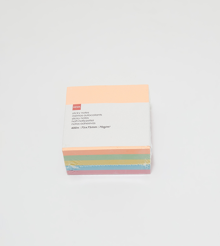 Buy Hema Sticky Notes Rainbow In Multiple Colors | 6thStreet Qatar