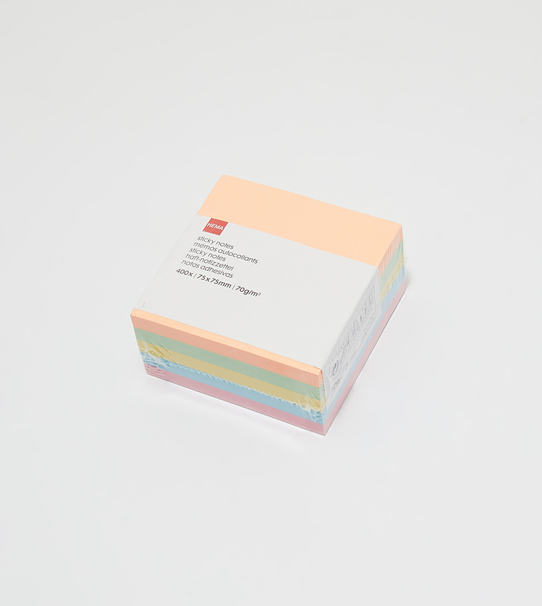 Buy Hema Sticky Notes Rainbow In Multiple Colors | 6thStreet Qatar