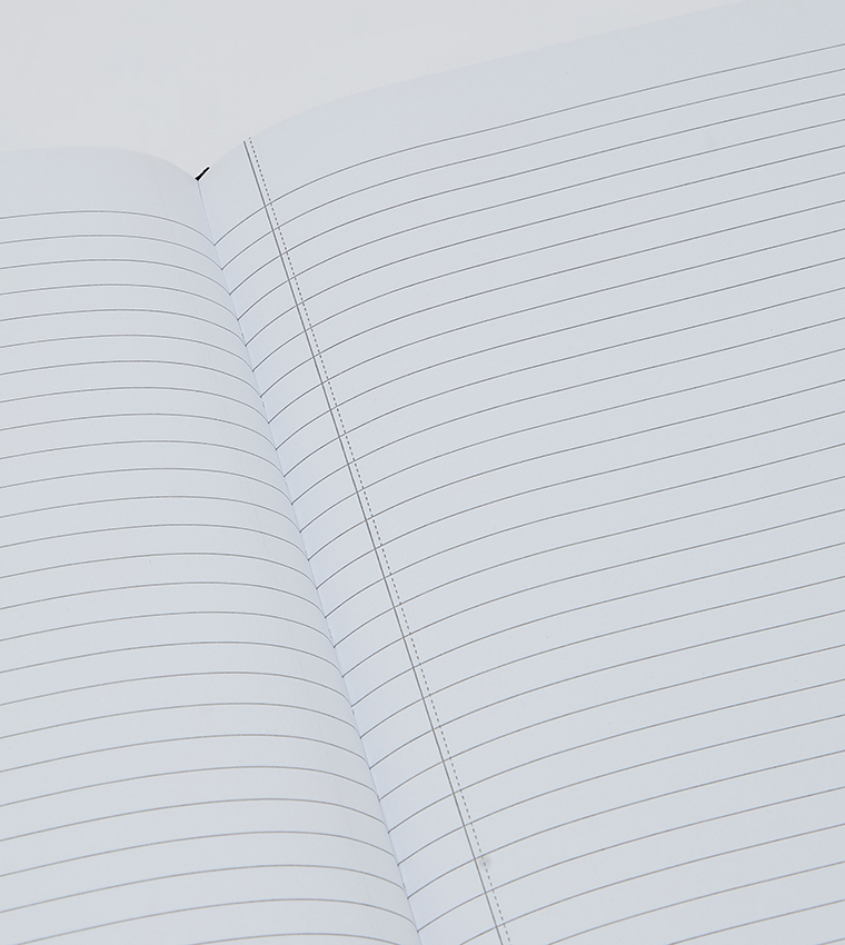 Buy Hema 18.5X25.5 Pu Black Notebook In Black | 6thStreet Qatar