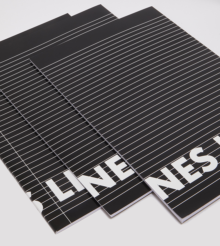 Buy Hema Set Of 3 A4 Excercise Lines Book 40 Sheets In Multiple Colors ...