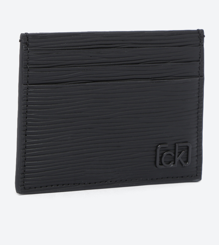 Buy Calvin Klein Leather Wallet For Men Black In Black | 6thStreet Kuwait