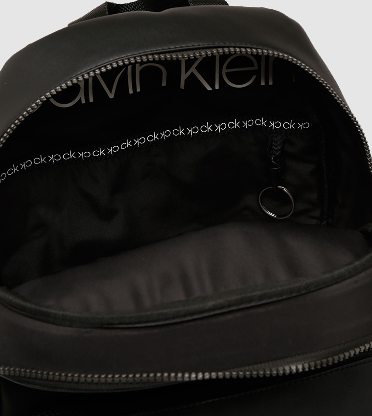 Buy Calvin Klein Ck Central Round Backpack Black In Black | 6thStreet Qatar