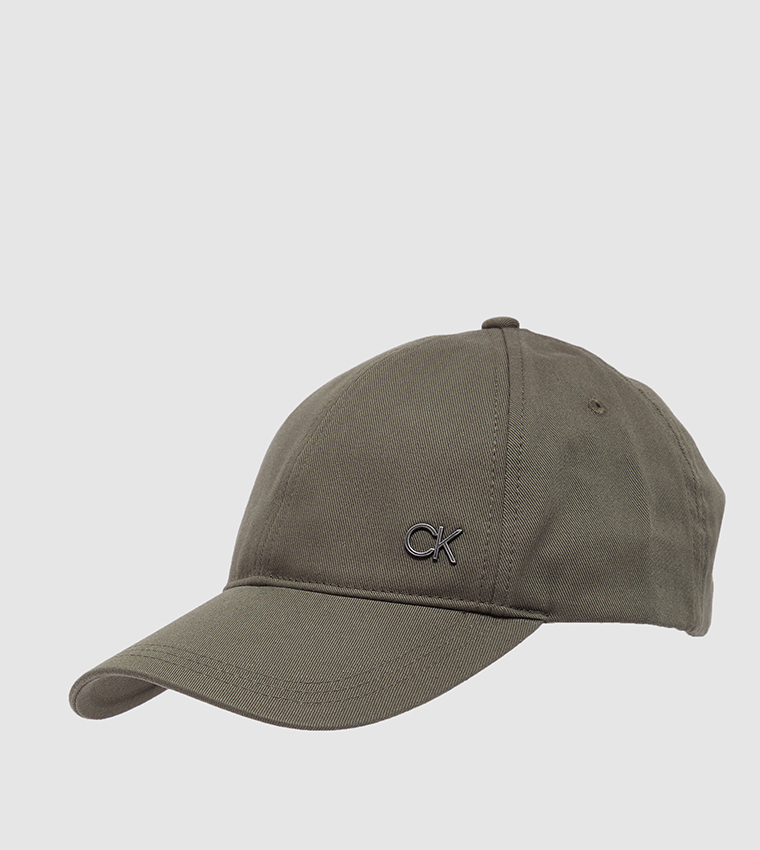 Buy Calvin Klein Organic Cotton Logo Cap In Green | 6thStreet Saudi Arabia