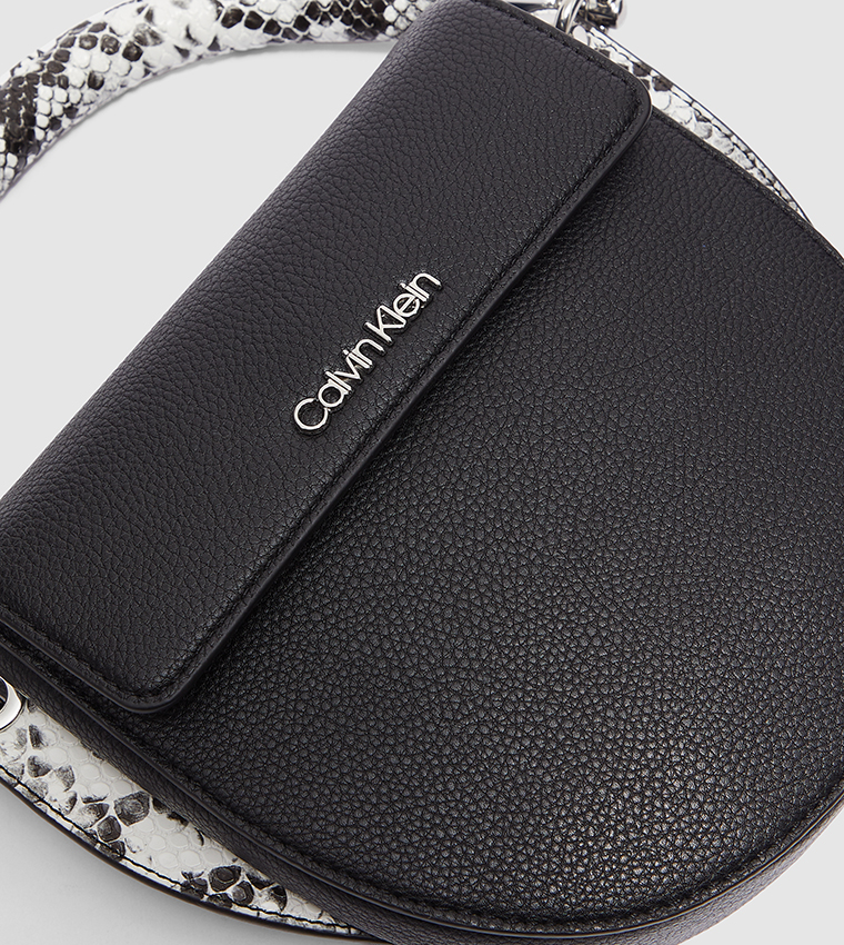 Buy Calvin Klein Saddle Sm Cross Body Bag In Black | 6thStreet Kuwait
