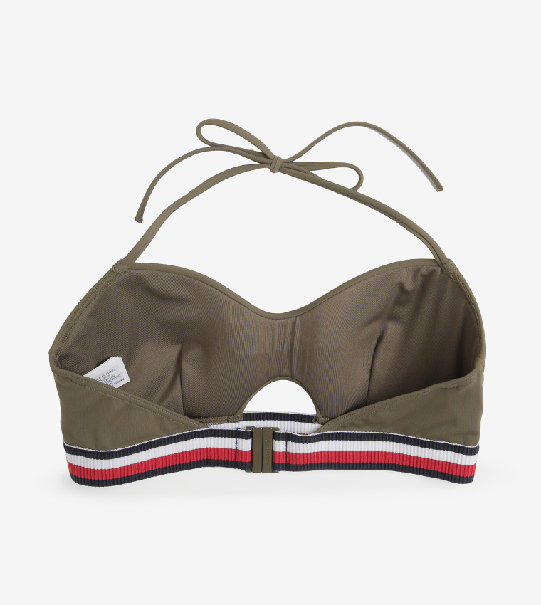 Buy Tommy Hilfiger Padded Balconette Green In Green | 6thStreet Saudi ...